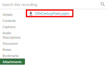 How to Download the Slides from a Video